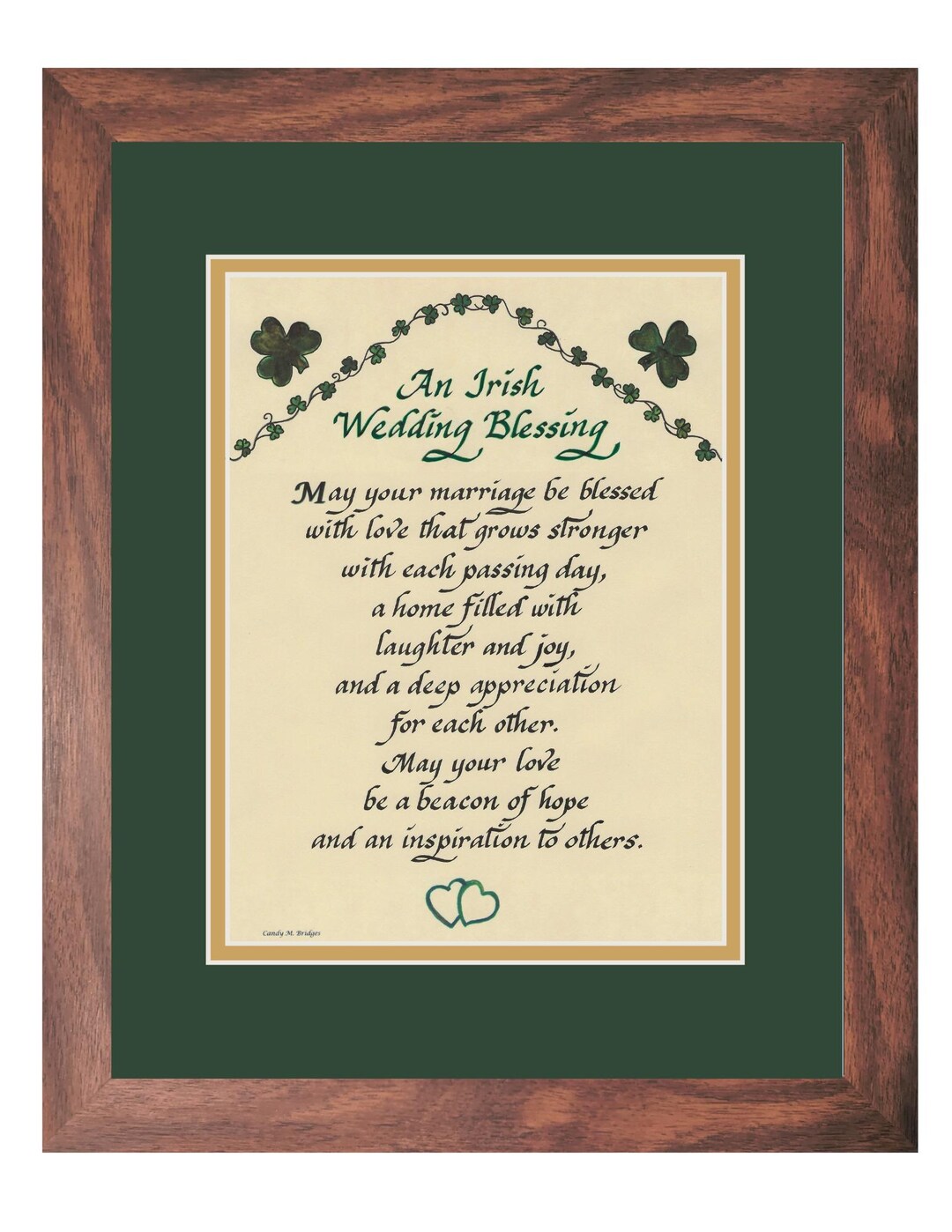 An Irish Marriage Blessing for Bride and Groom - Etsy
