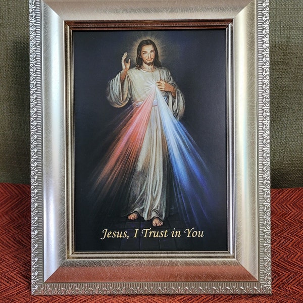 Divine Mercy Canvas - Etsy