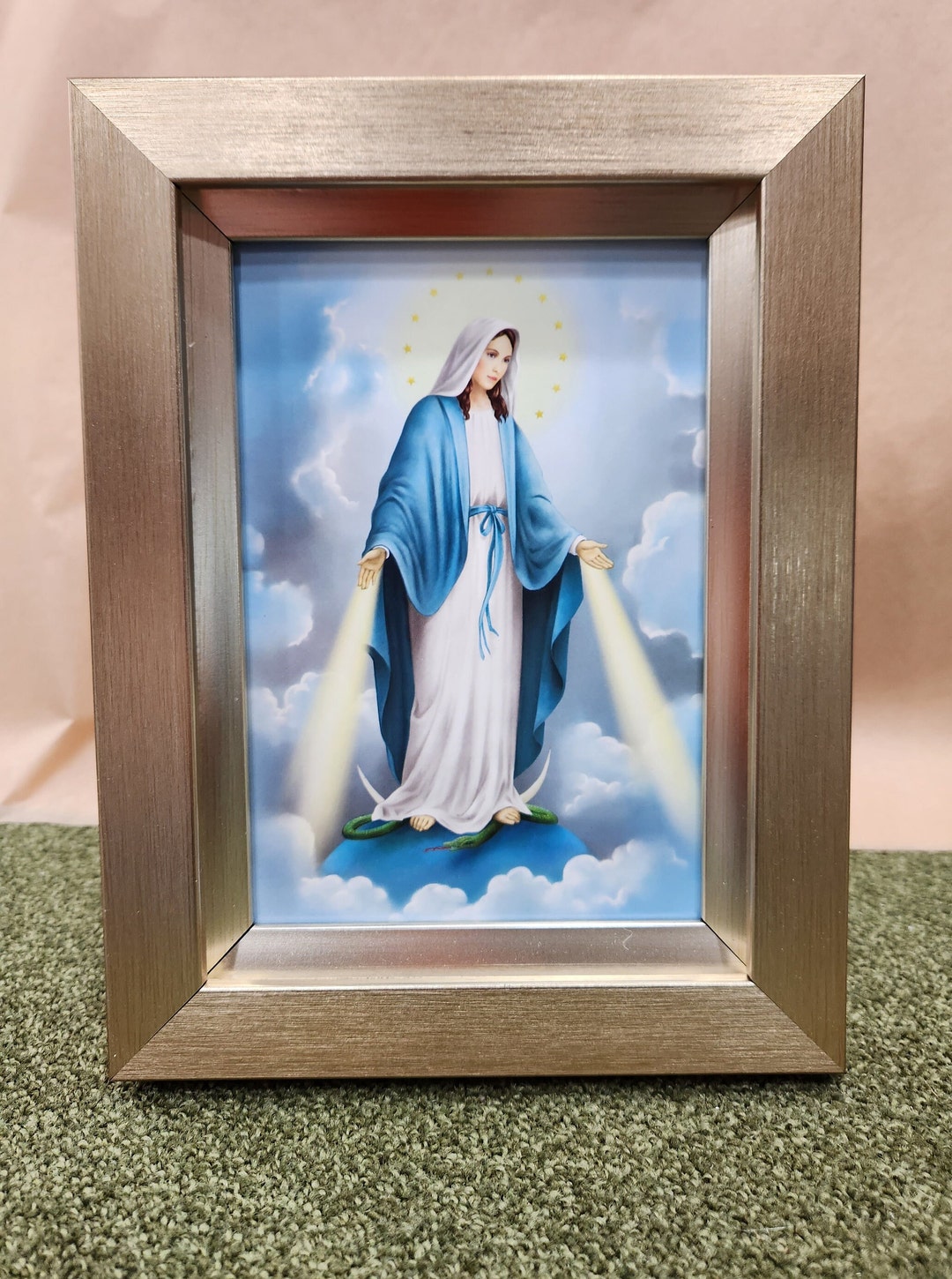 Our Lady of Grace Framed Desktop Picture - Etsy