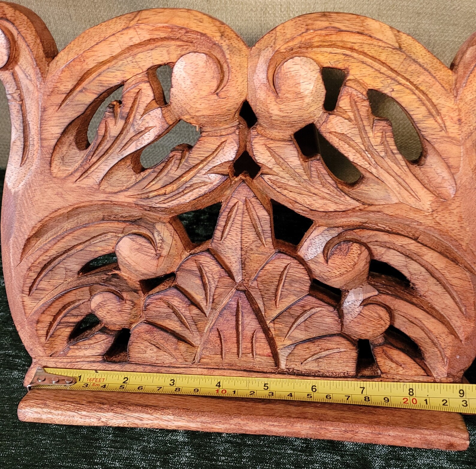 Carved Ornate Wood Bible or Book Stand - Etsy