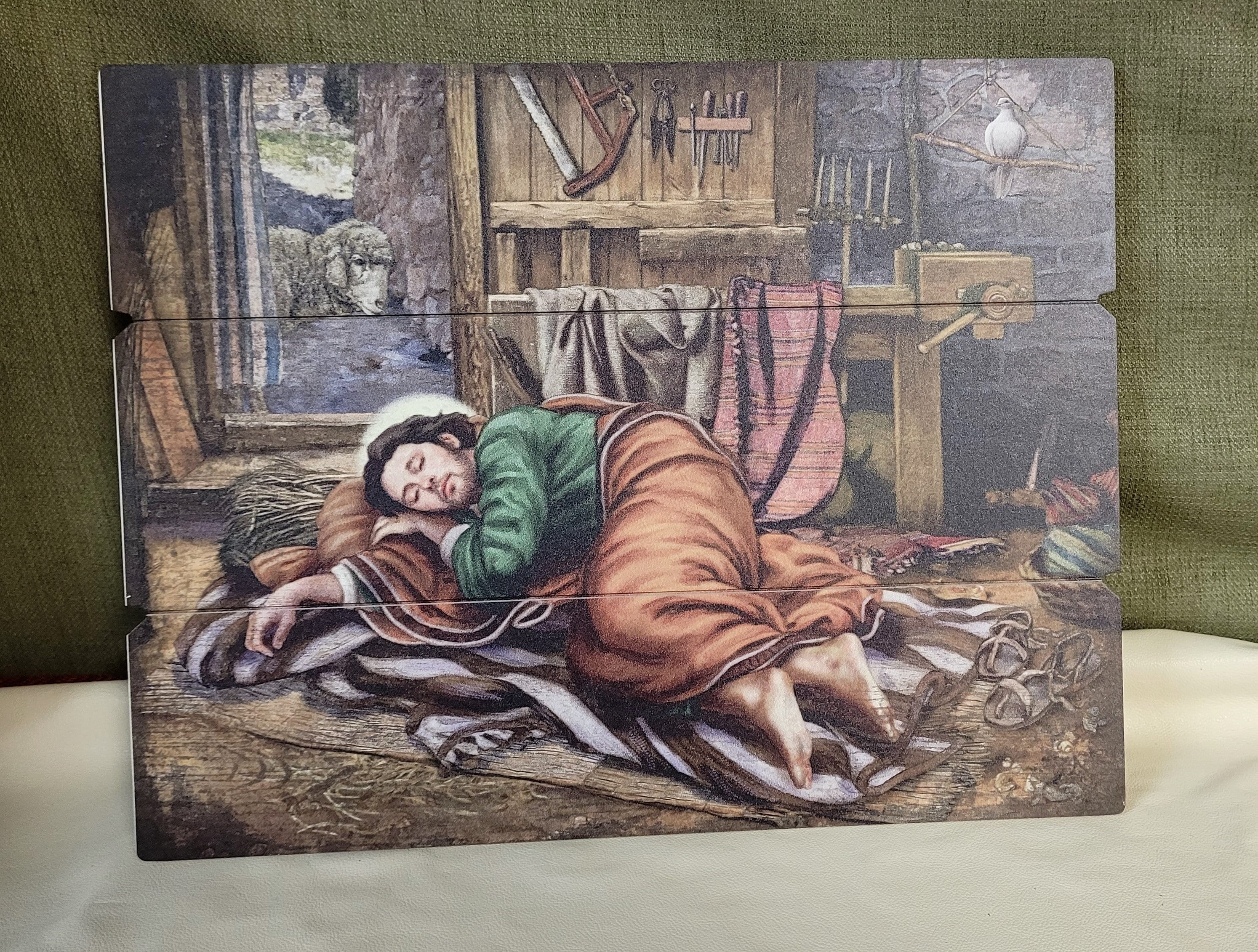 St Joseph Sleeping Pallet Sign - Etsy