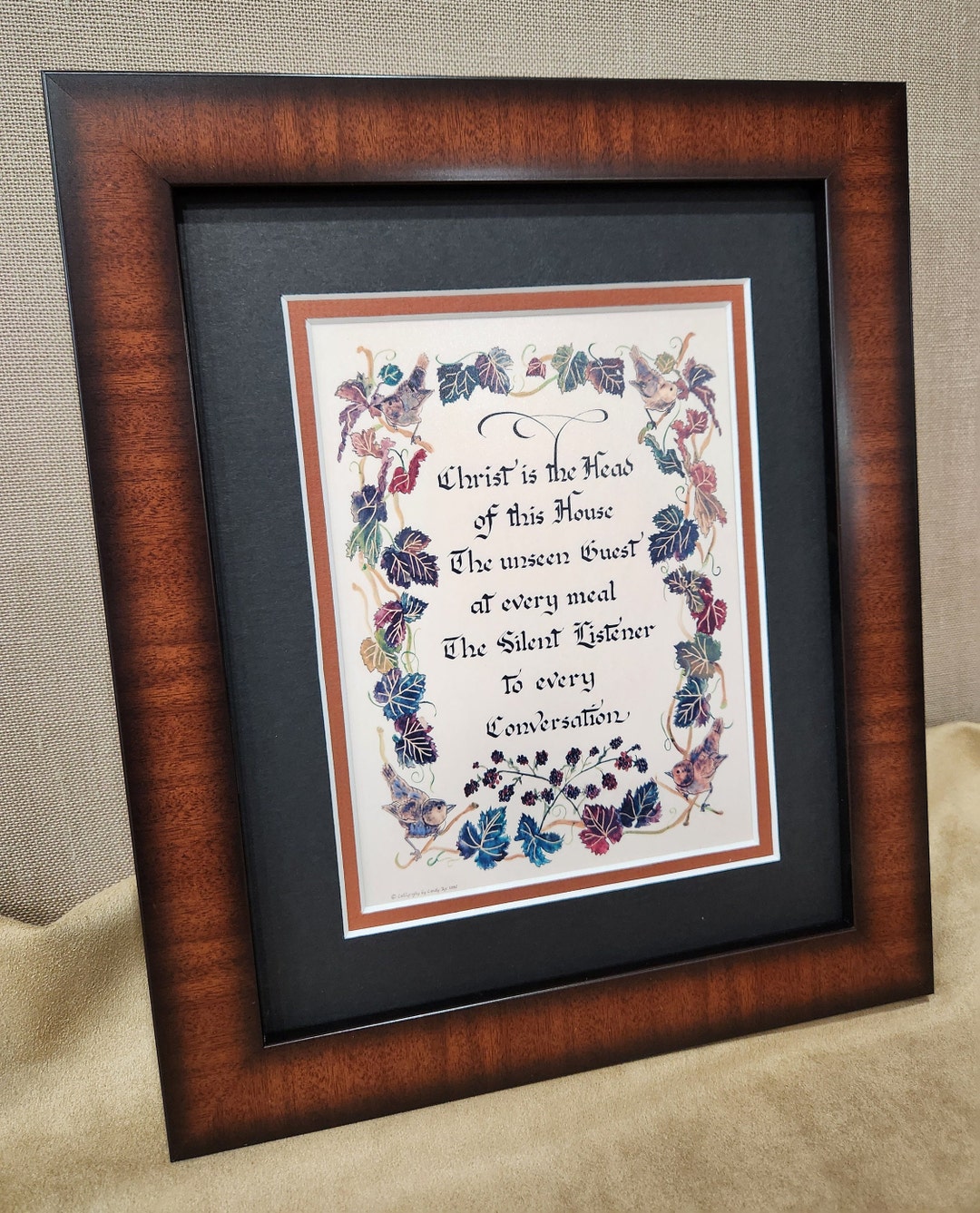 Christ is the Head of This House. the Unseen Guest at Every Meal the ...