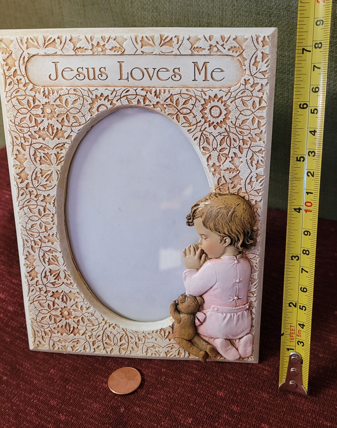 Jesus Loves Me Photo Frame - Etsy