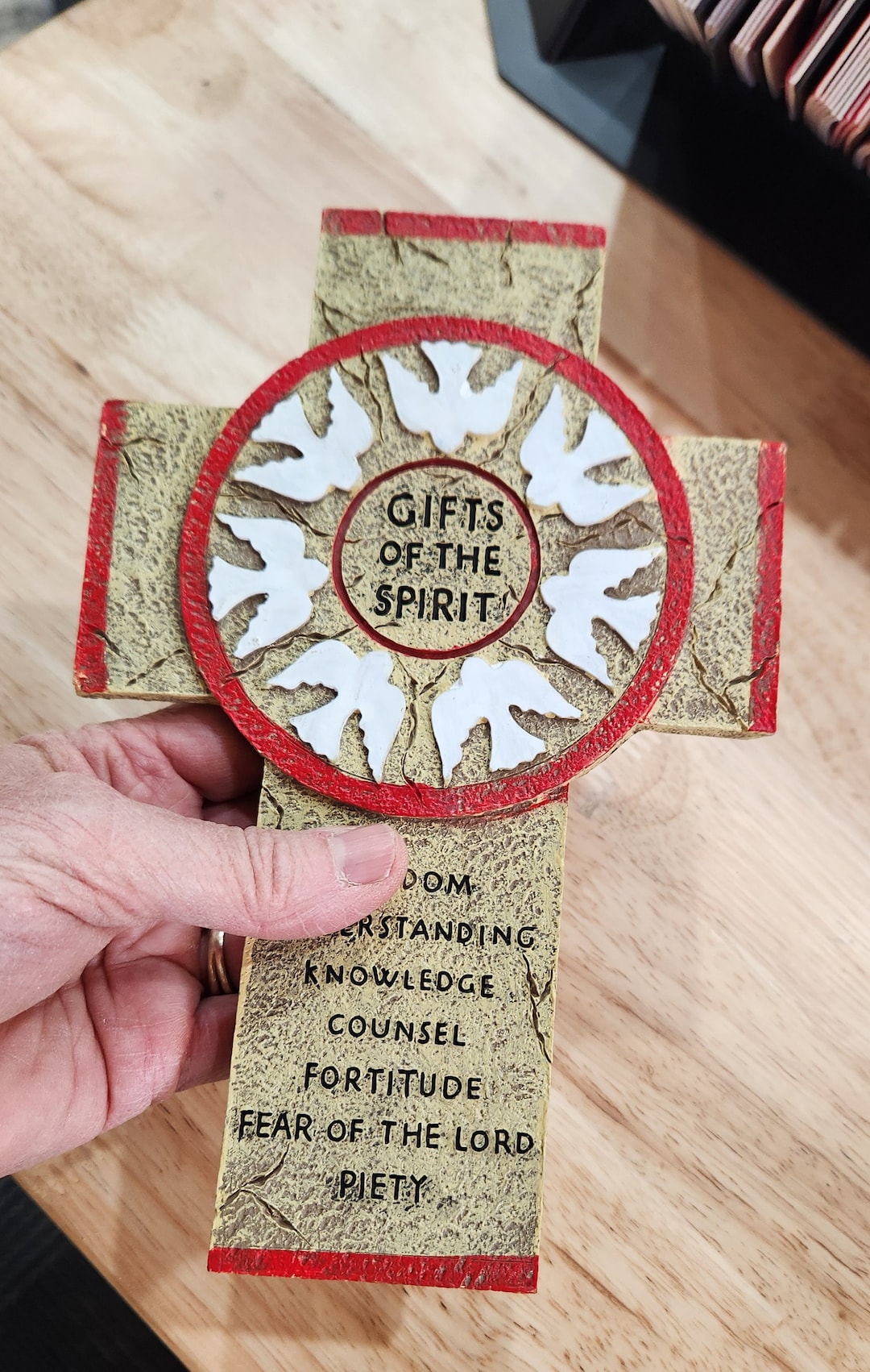 Confirmation RCIA Gifts of the Spirit Wall Cross - Etsy