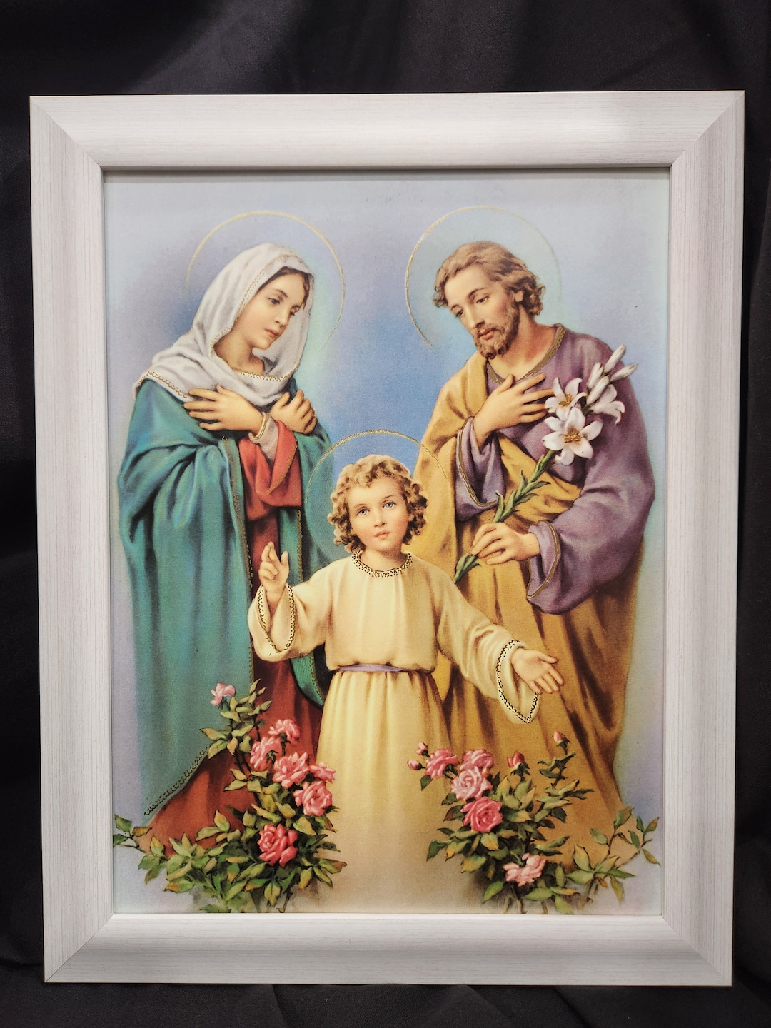 Holy Family Custom Framed and Matted Sacred Art Print - Etsy