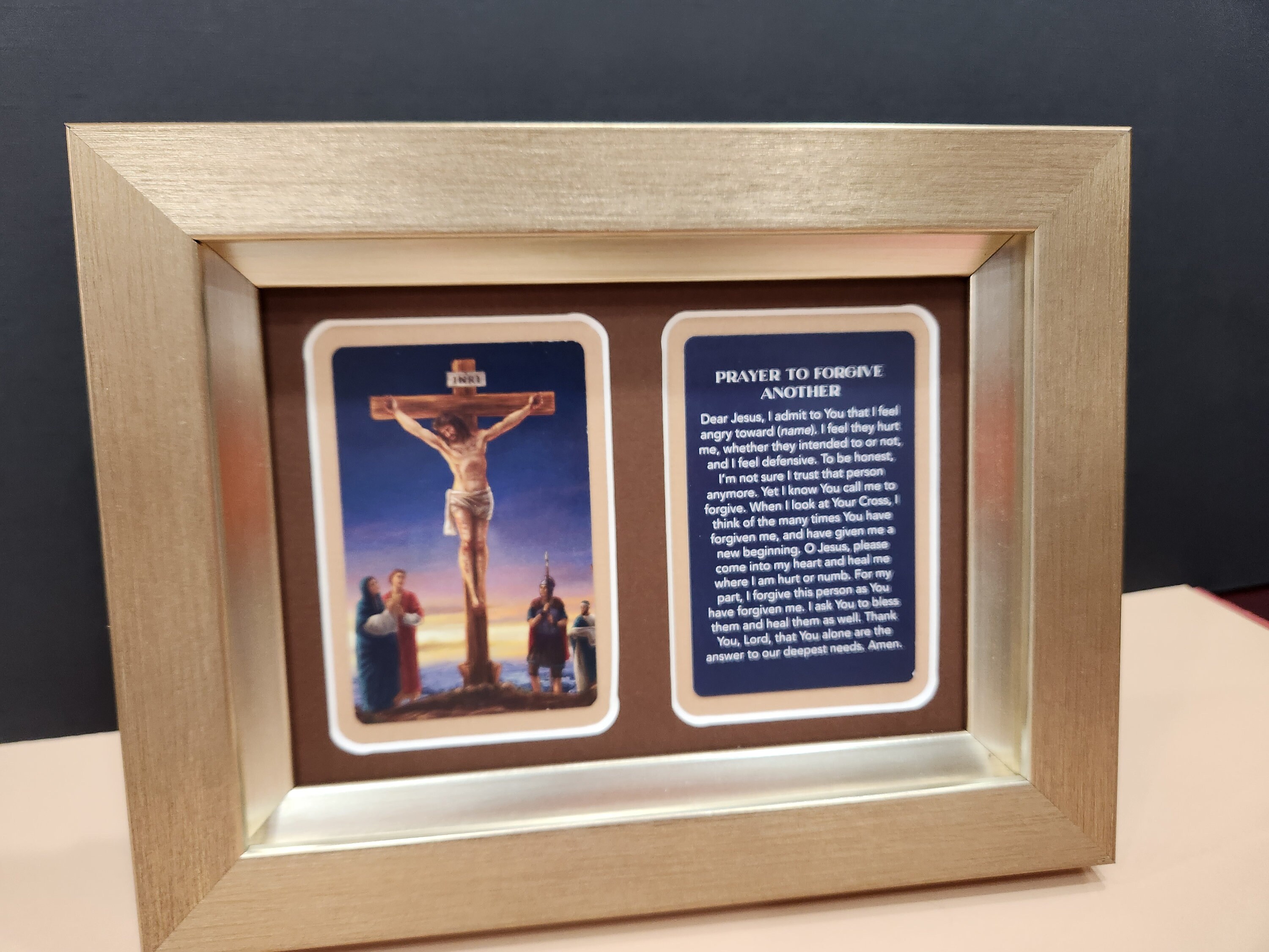 Forgiveness Prayer Small, Framed Desktop Art - Etsy