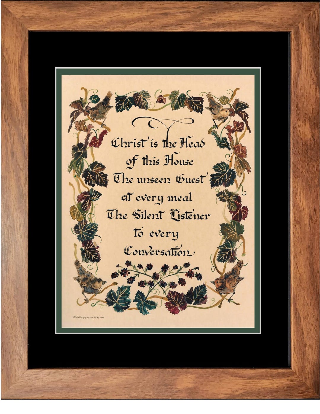 Christ is the Head of This House. the Unseen Guest at Every Meal the ...