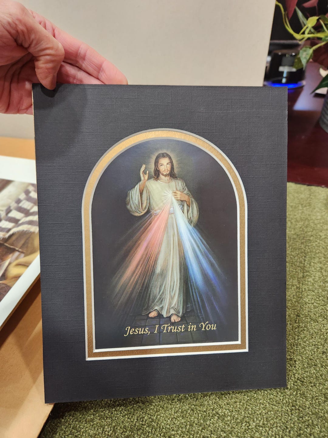 Divine Mercy Print: Jesus, I Trust in You - Matted 8x10 - Etsy