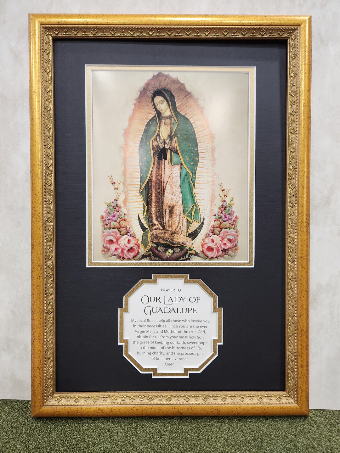 Our Lady of Guadalupe With Prayer Custom Framed Picture - Etsy