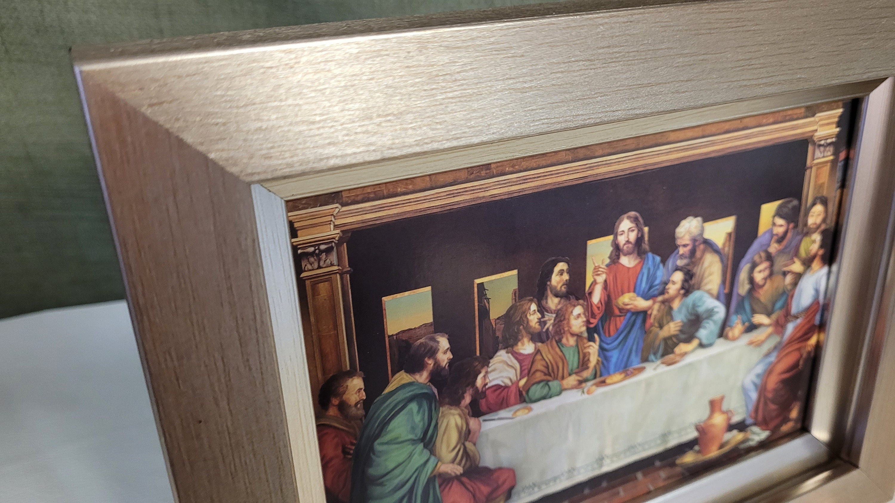 The Last Supper Framed Print Desktop Size - Etsy