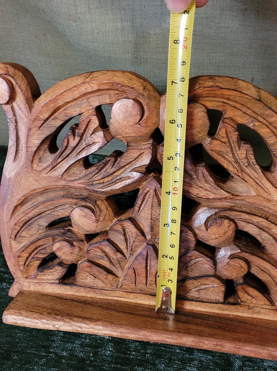 Carved Ornate Wood Bible or Book Stand - Etsy