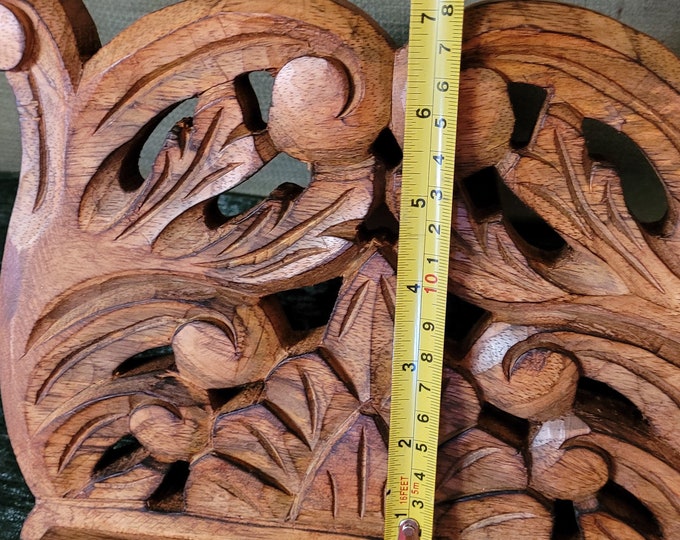 Carved Ornate Wood Bible or Book Stand - Etsy