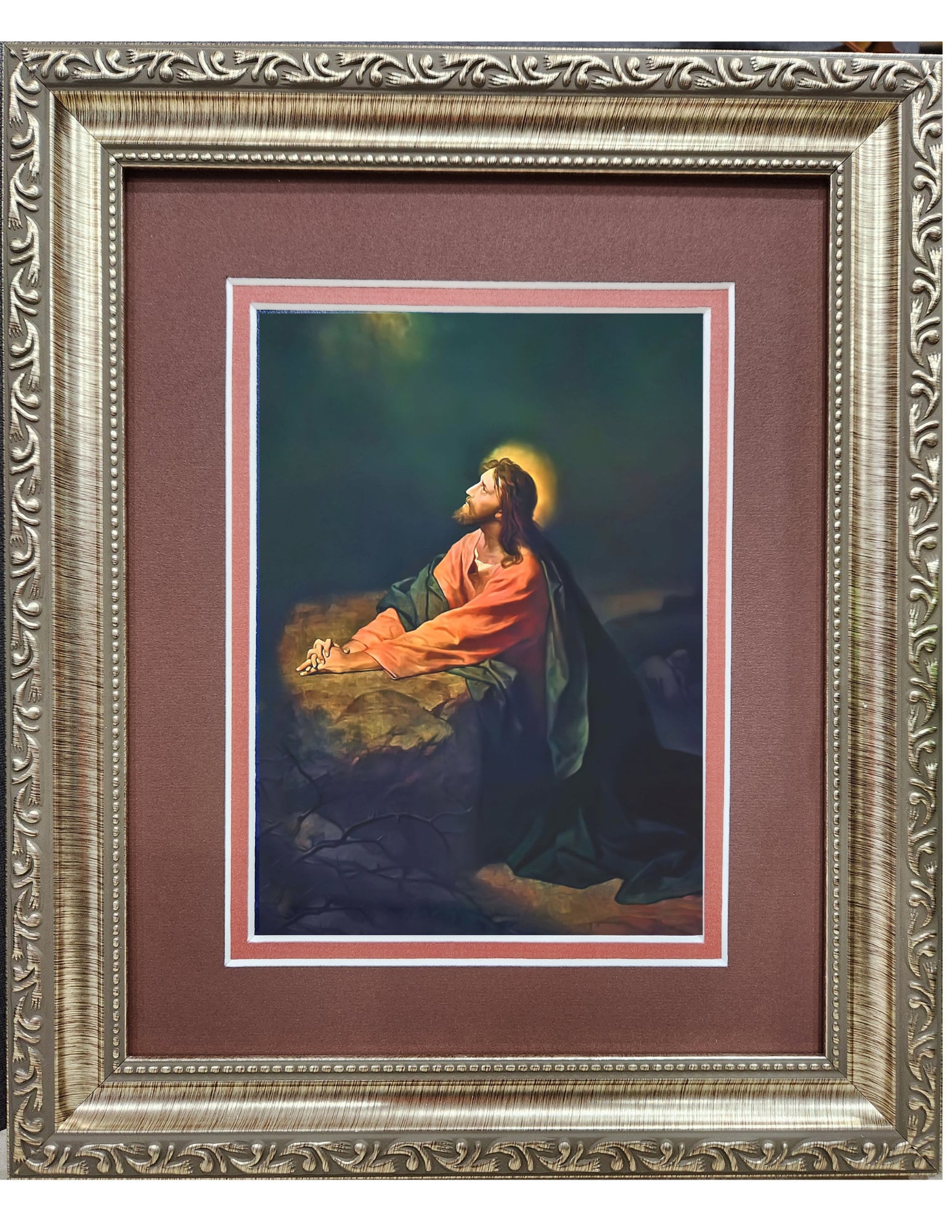 Heinrich Hofmann jesus Christ in the Garden of Gethsemane 1886 Custom ...