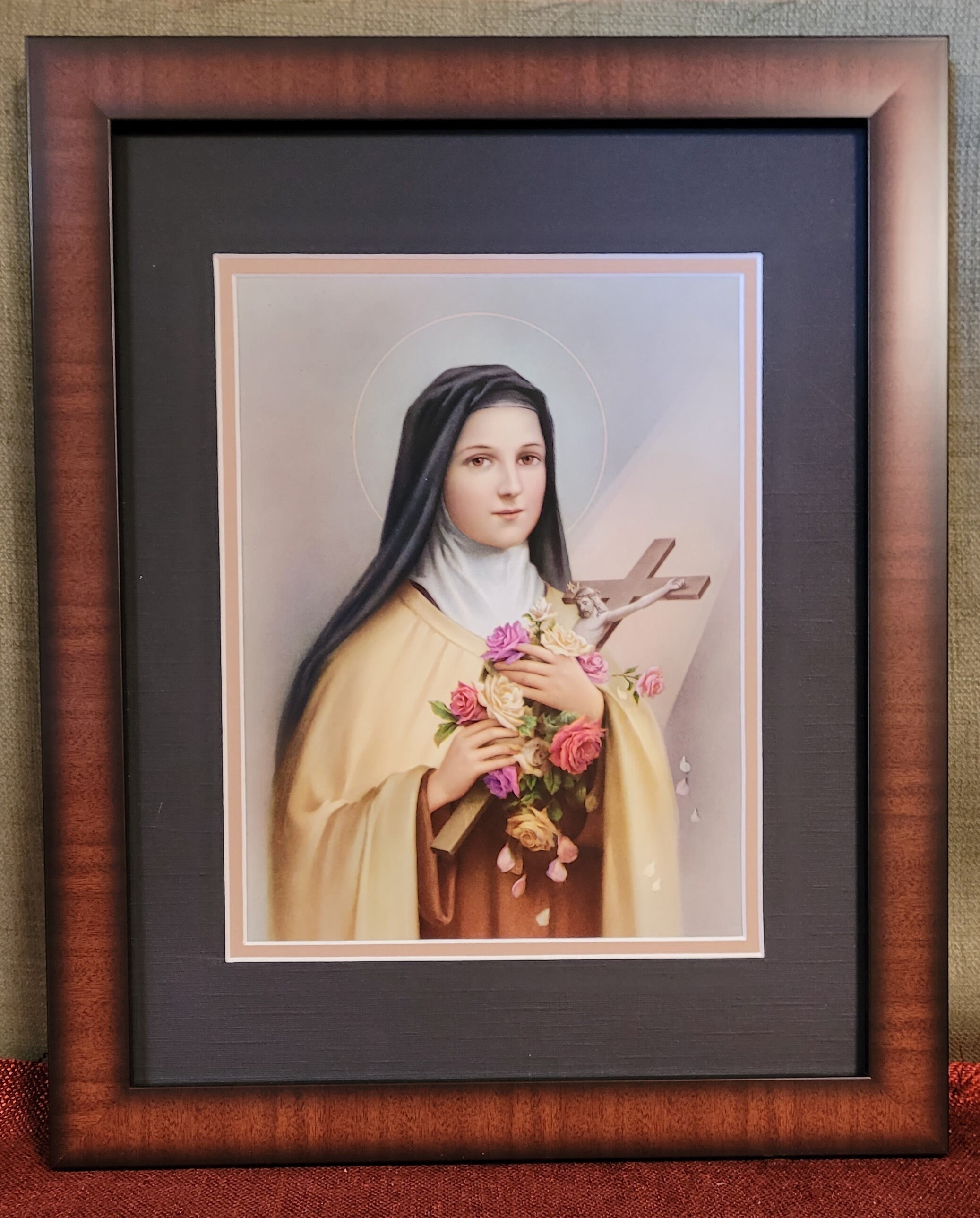 St. Therese of Lisieux Print Custom Framed Picture - Etsy
