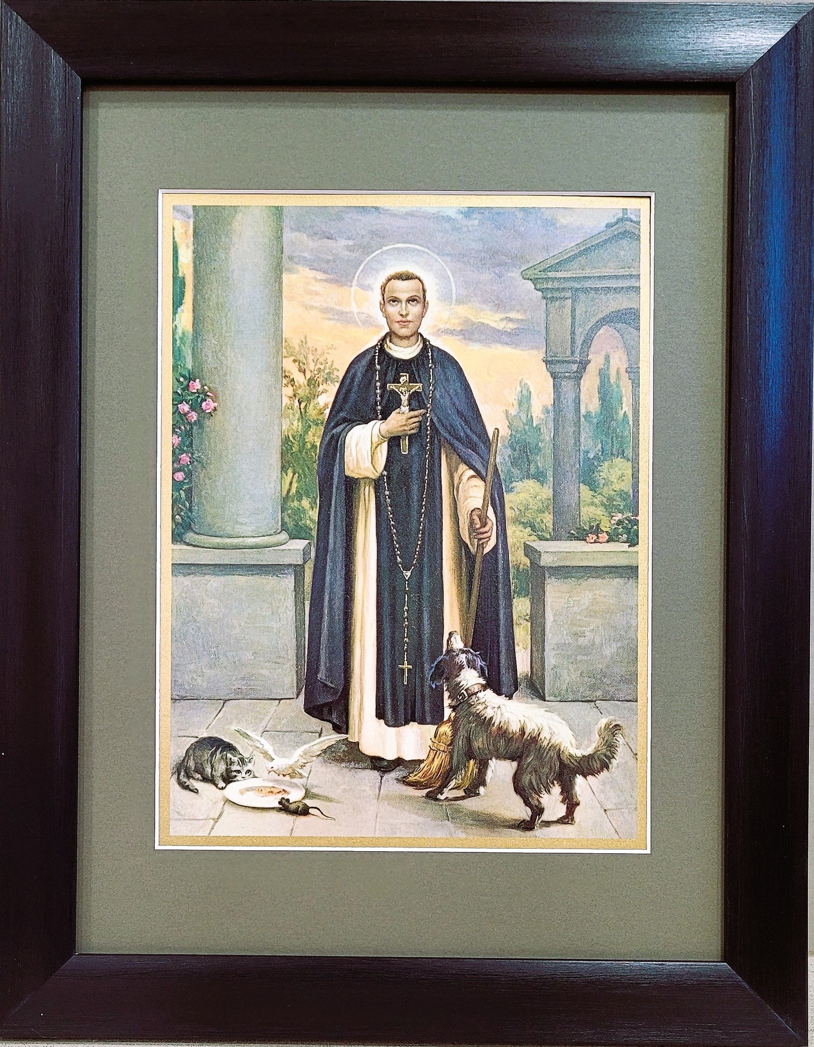 St. Martin De Porres Framed Print-printed in Italy. - Etsy