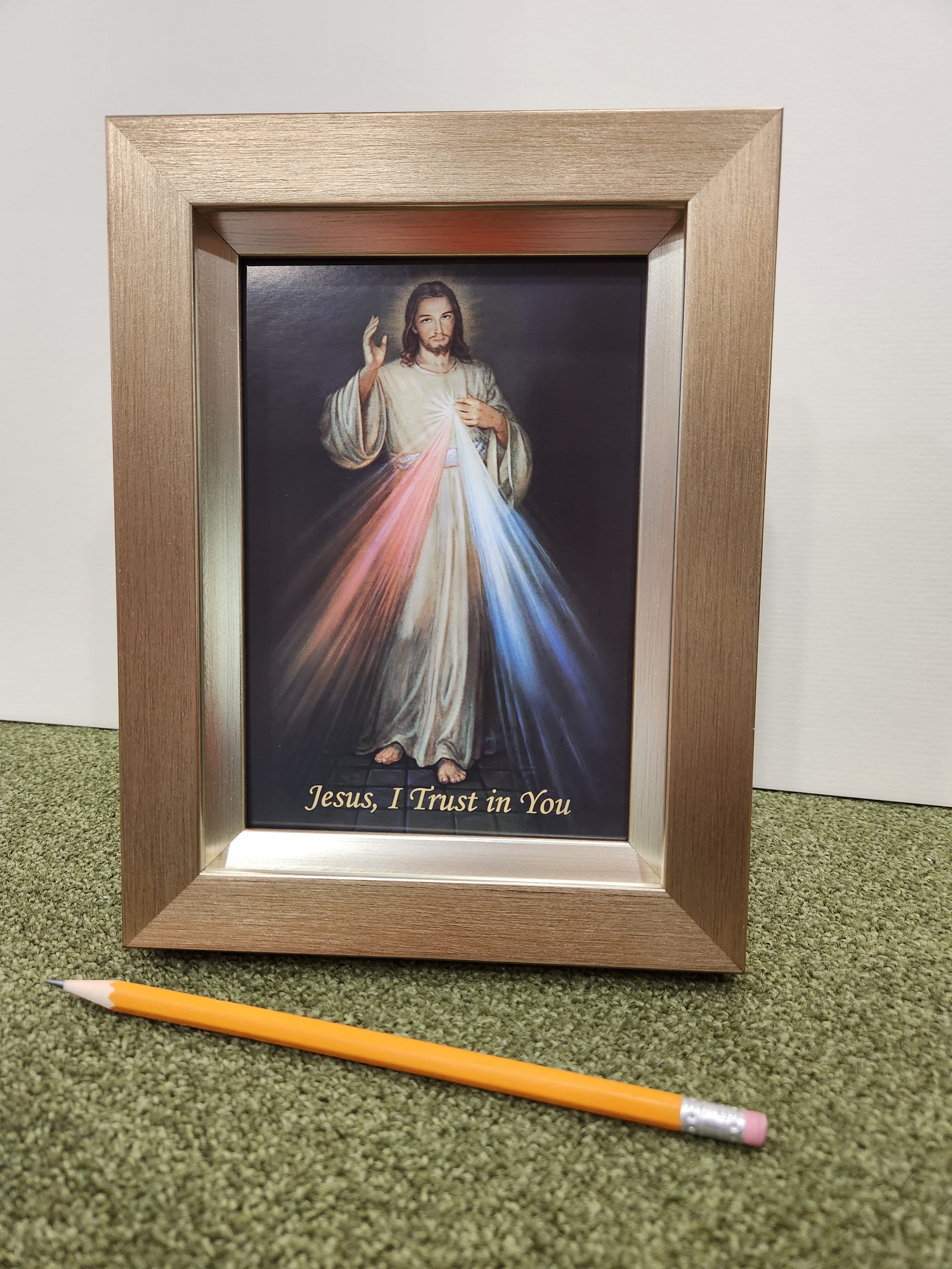 Divine Mercy Desktop Framed Print Jesus I Trust in You - Etsy