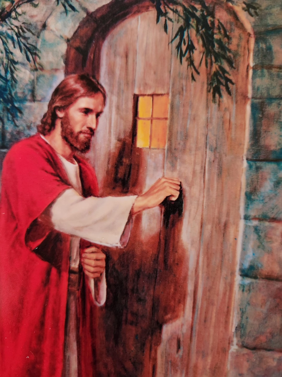 Jesus Knocking at the Door Custom 8" X 10" Framed Art Print. - Etsy