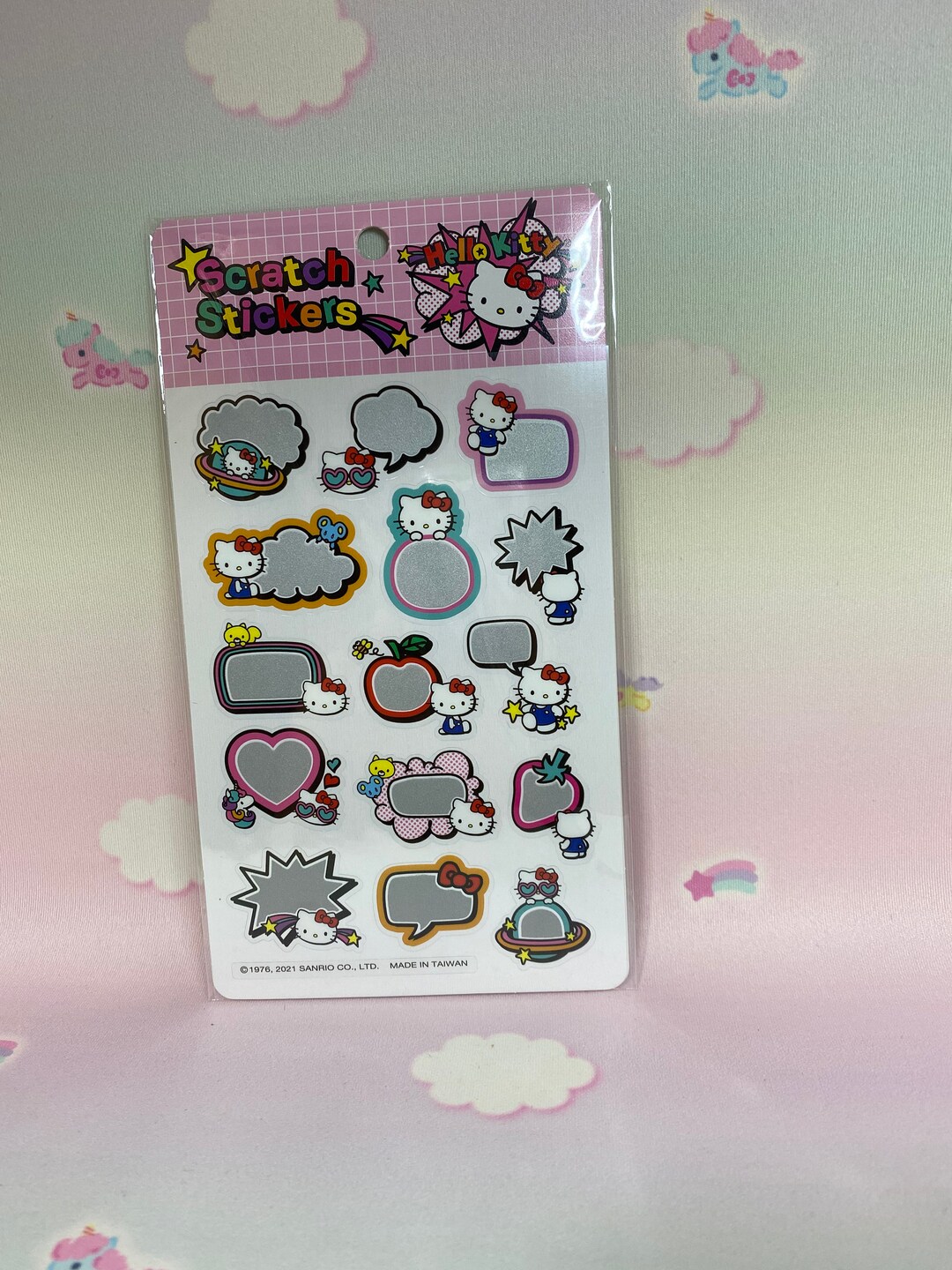 Hello Kitty Scratch off Stickers - Etsy