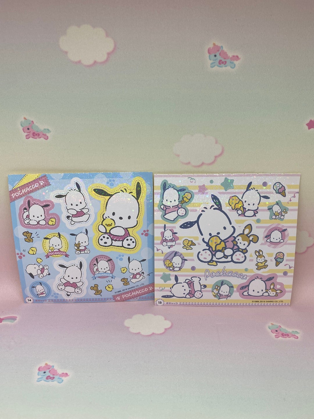 Pochacco Holo/shimmer Sticker Sheet pick One - Etsy