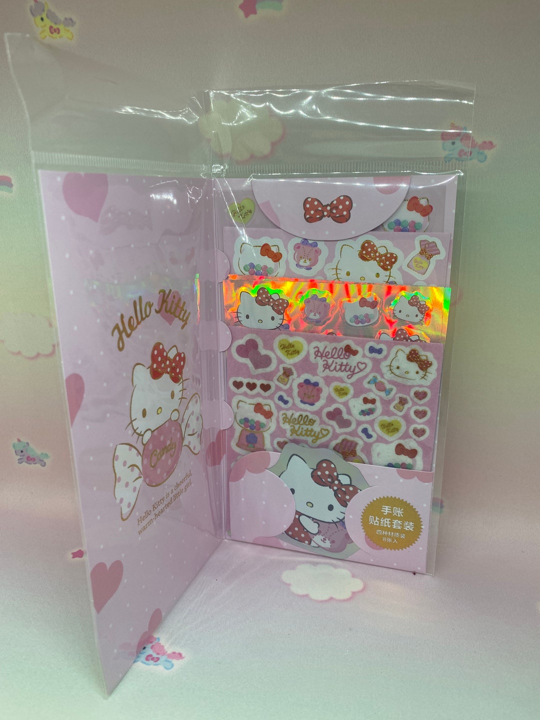 Hello Kitty Sticker Pack 9 Sticker Sheets 1 Decal - Etsy