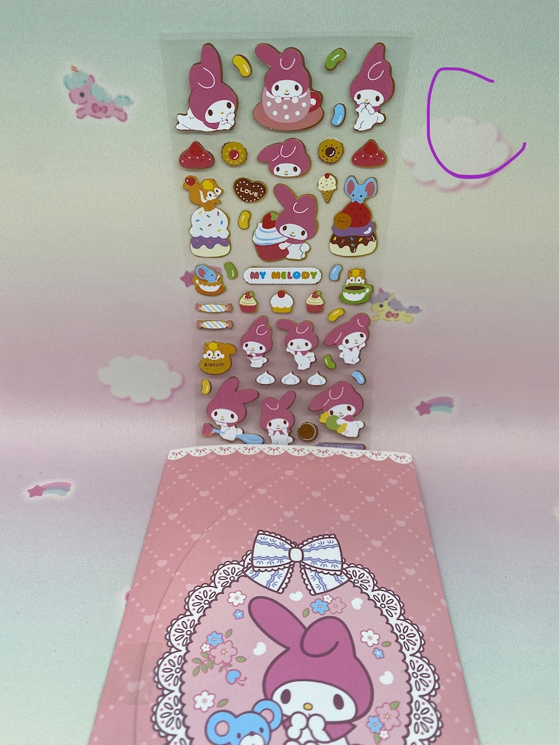 My Melody Sticker Pack or Single Sheet - Etsy