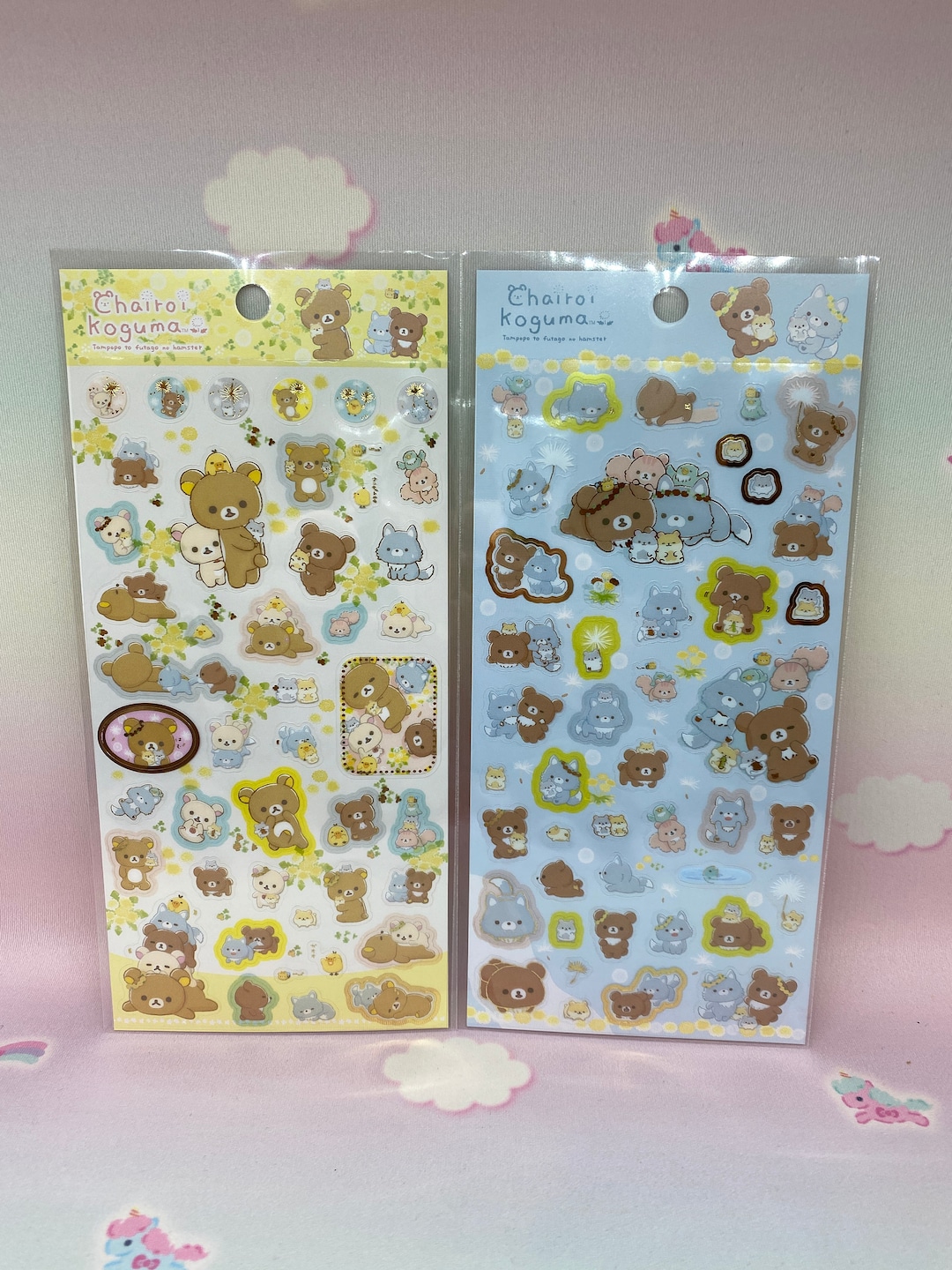 2022 Chairoi Koguma Sticker Sheet With Gold Accents (pick One) - Etsy