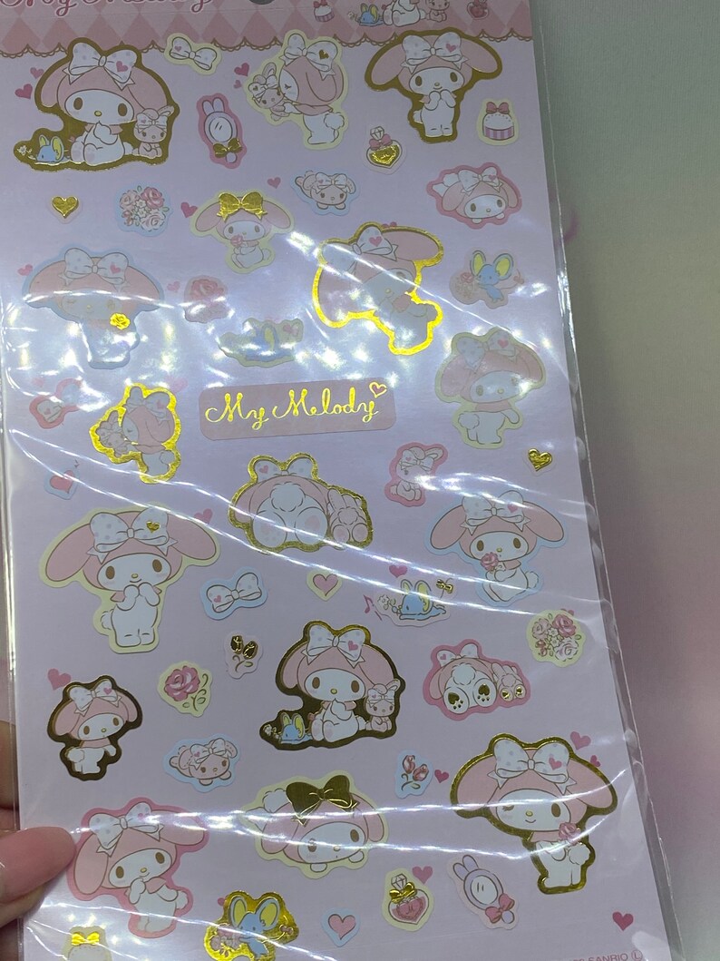2020 My Melody Sticker Sheet - Etsy