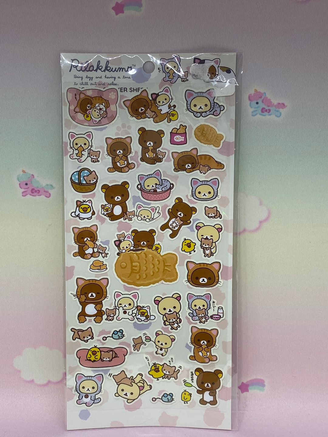 Rilakkuma Sticker Sheet - Etsy
