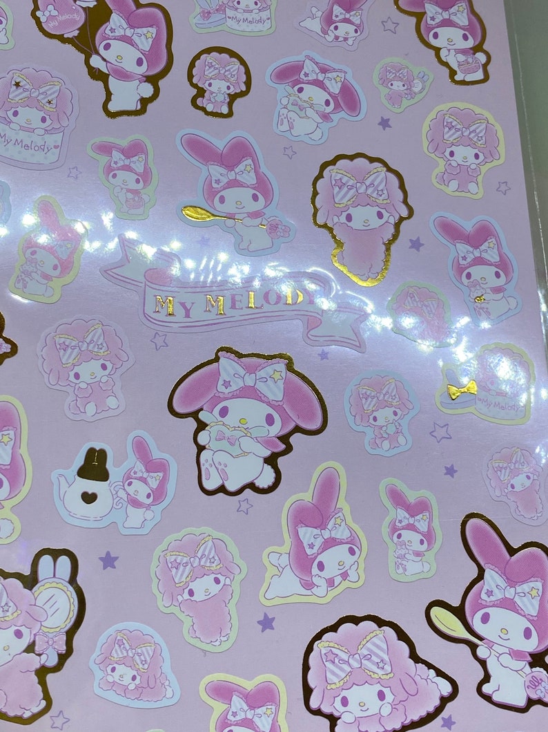 2021 My Melody Sticker Sheet - Etsy