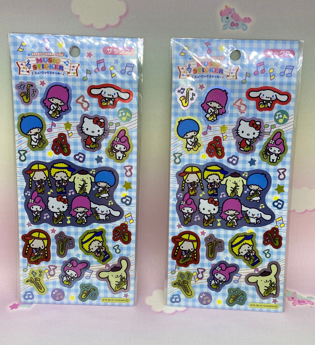 Sanrio Characters Musical Sticker Sheet - Etsy