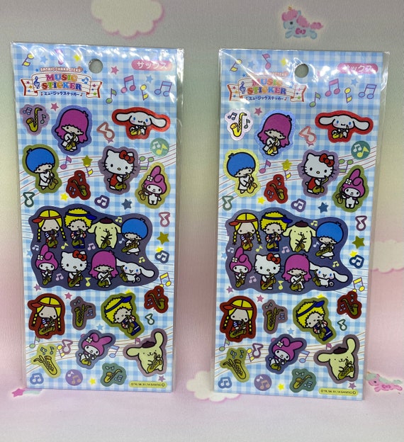 Sanrio Characters Musical Sticker Sheet | Etsy