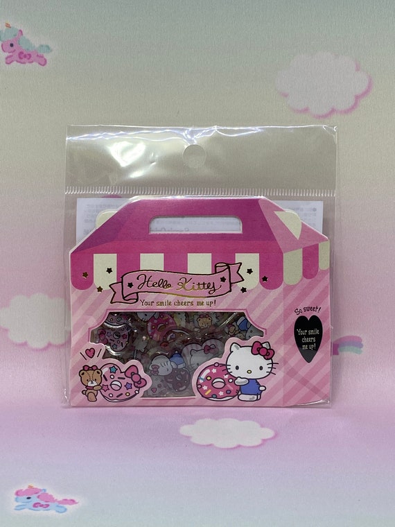 Hello Kitty Sticker Flakes With Glitter Accents | Etsy