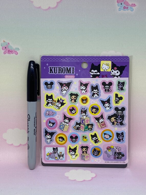 Kuromi Small Sticker Sheet - Etsy