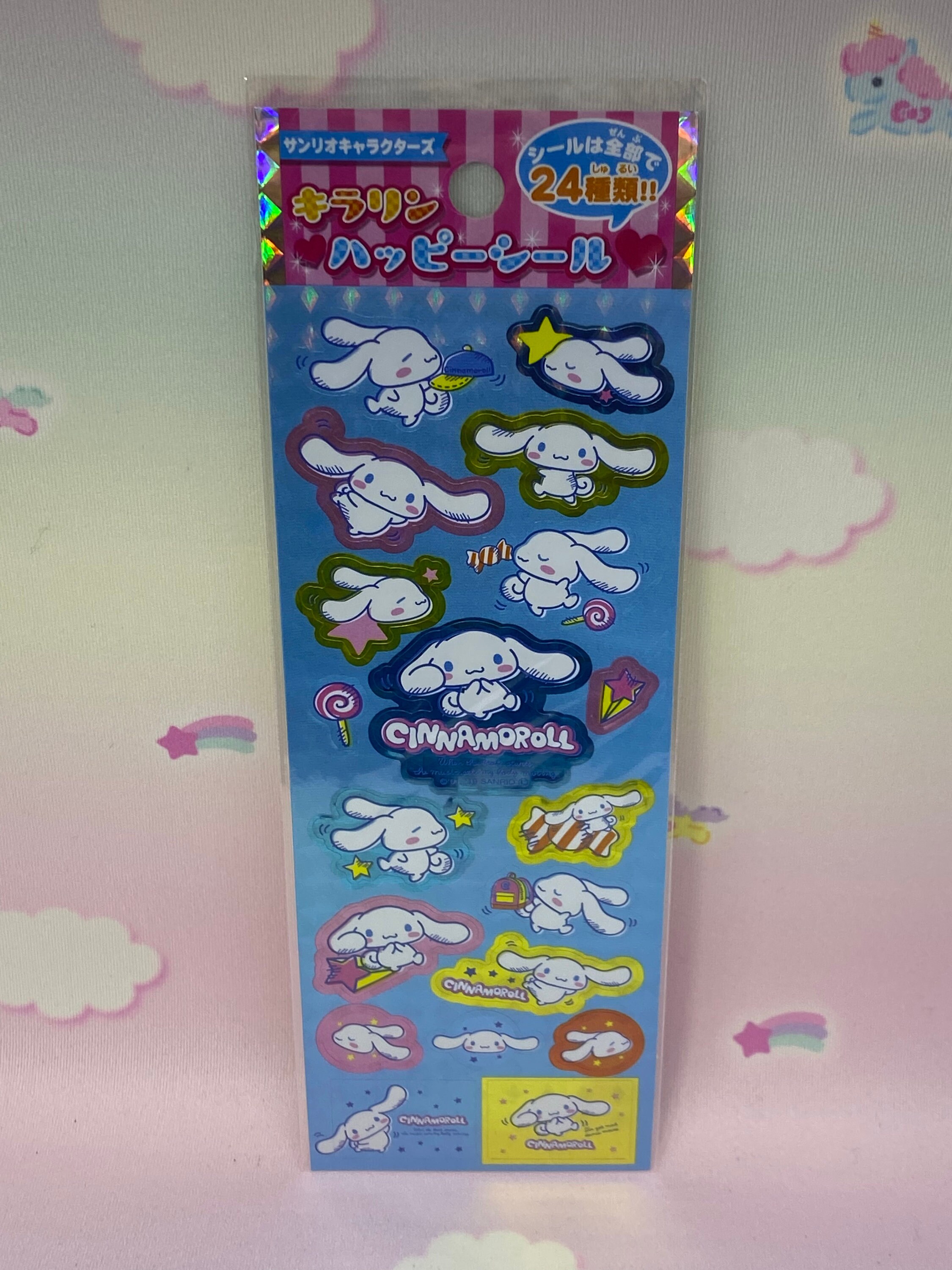 Cinnamoroll Holographic Seal Sticker Sheet - Etsy Singapore