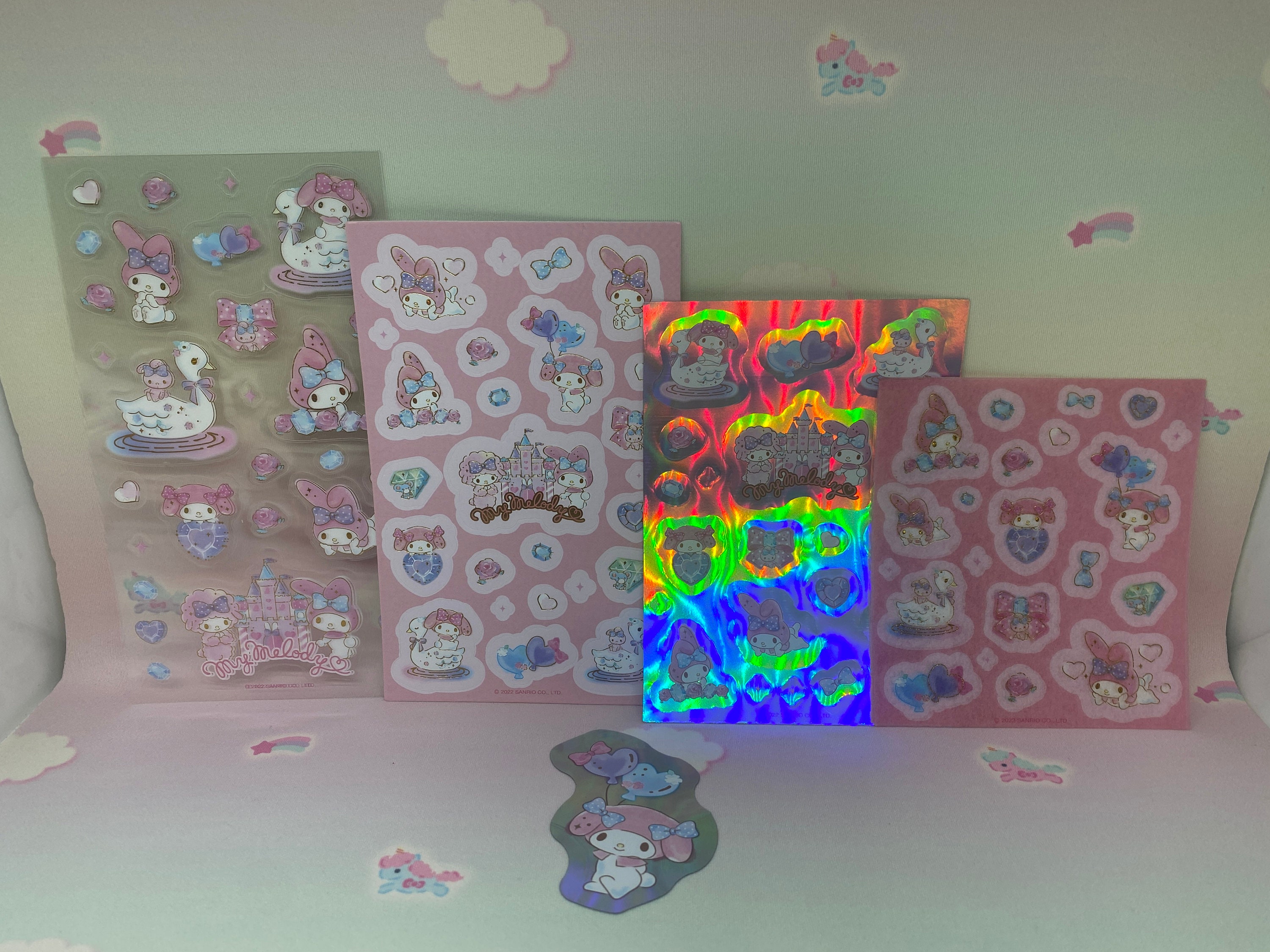 My Melody Sticker Pack 9 Sticker Sheets 1 Decal - Etsy