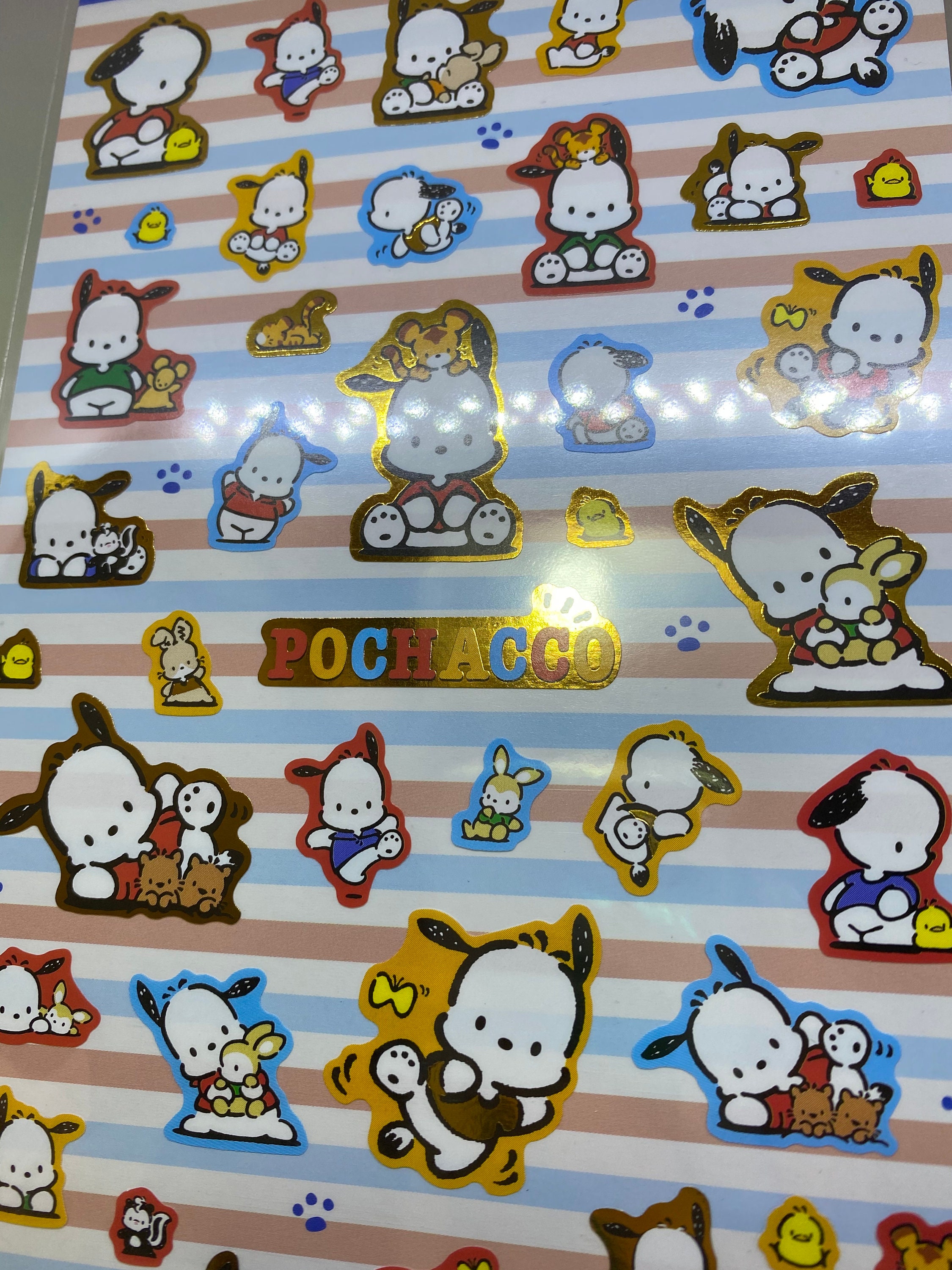 2021 Pochacco Characters Sticker Sheet | Etsy