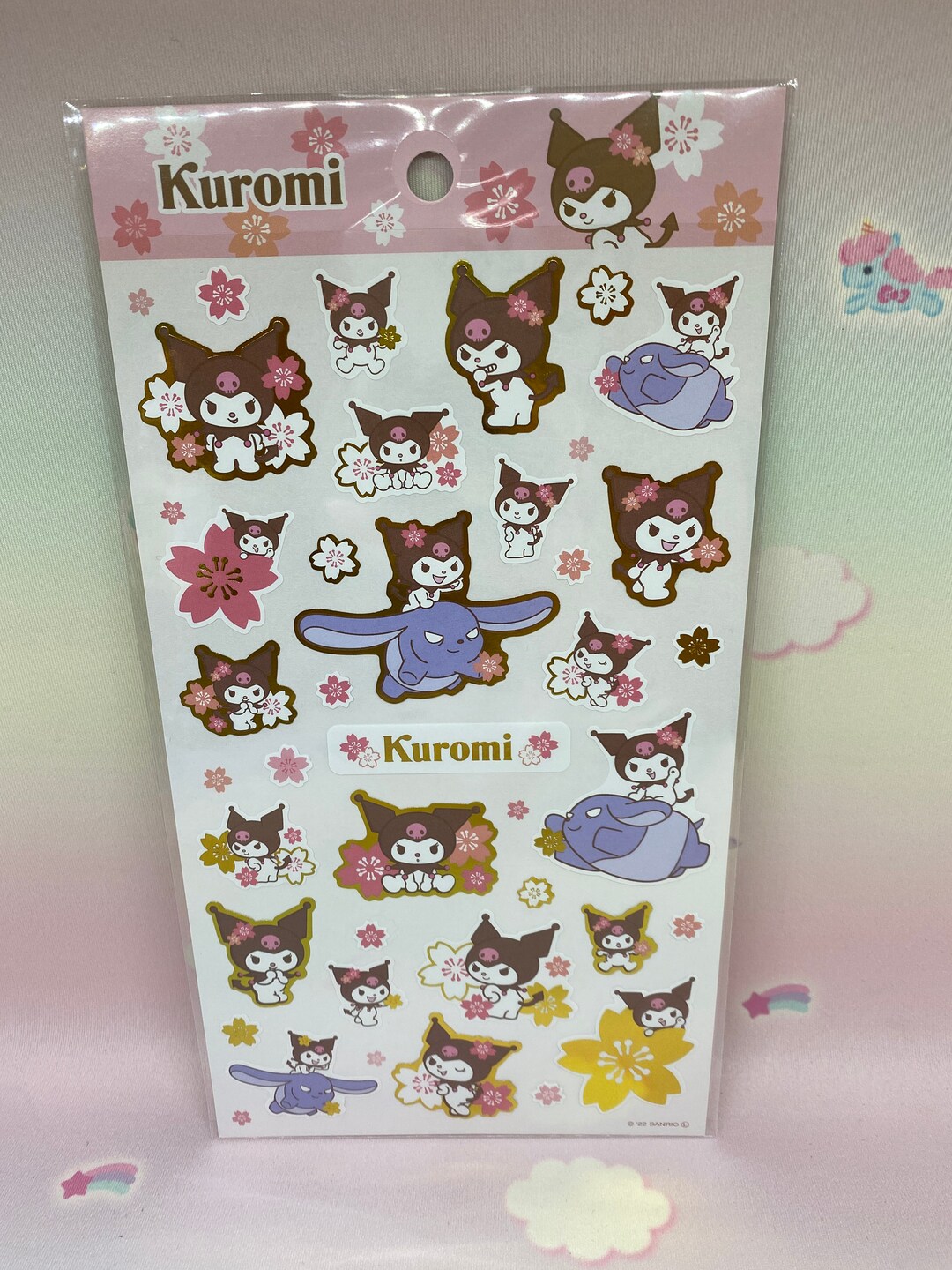 2022 Kuromi Sakura Collection Sticker Sheet - Etsy