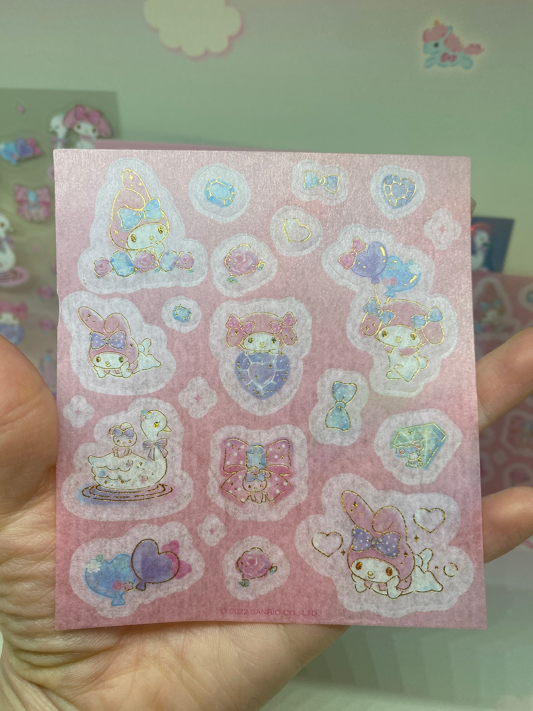 My Melody Sticker Pack 9 Sticker Sheets 1 Decal - Etsy