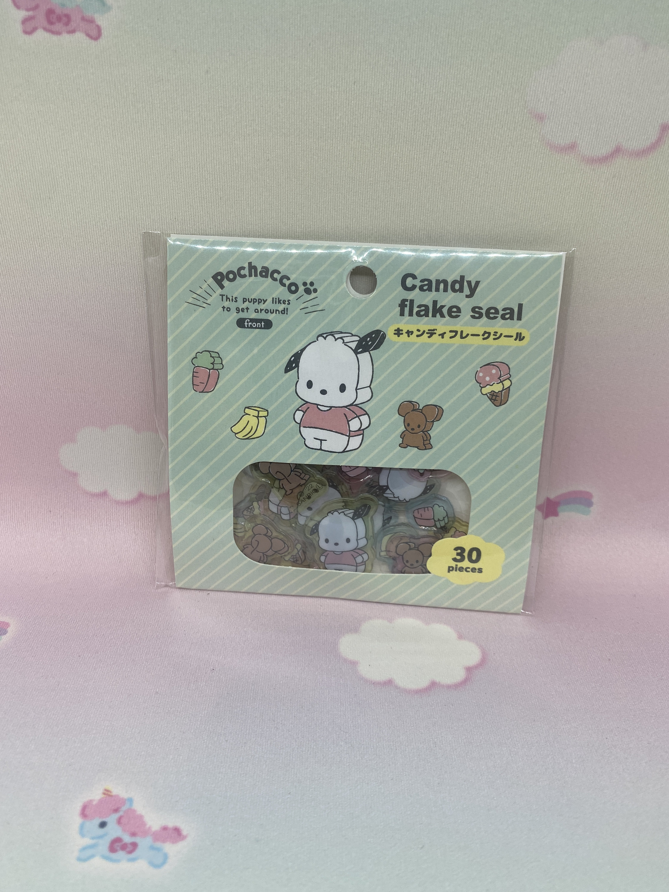 Cinnamoroll and Pochacco Candy Style Sticker Flakes Pick - Etsy