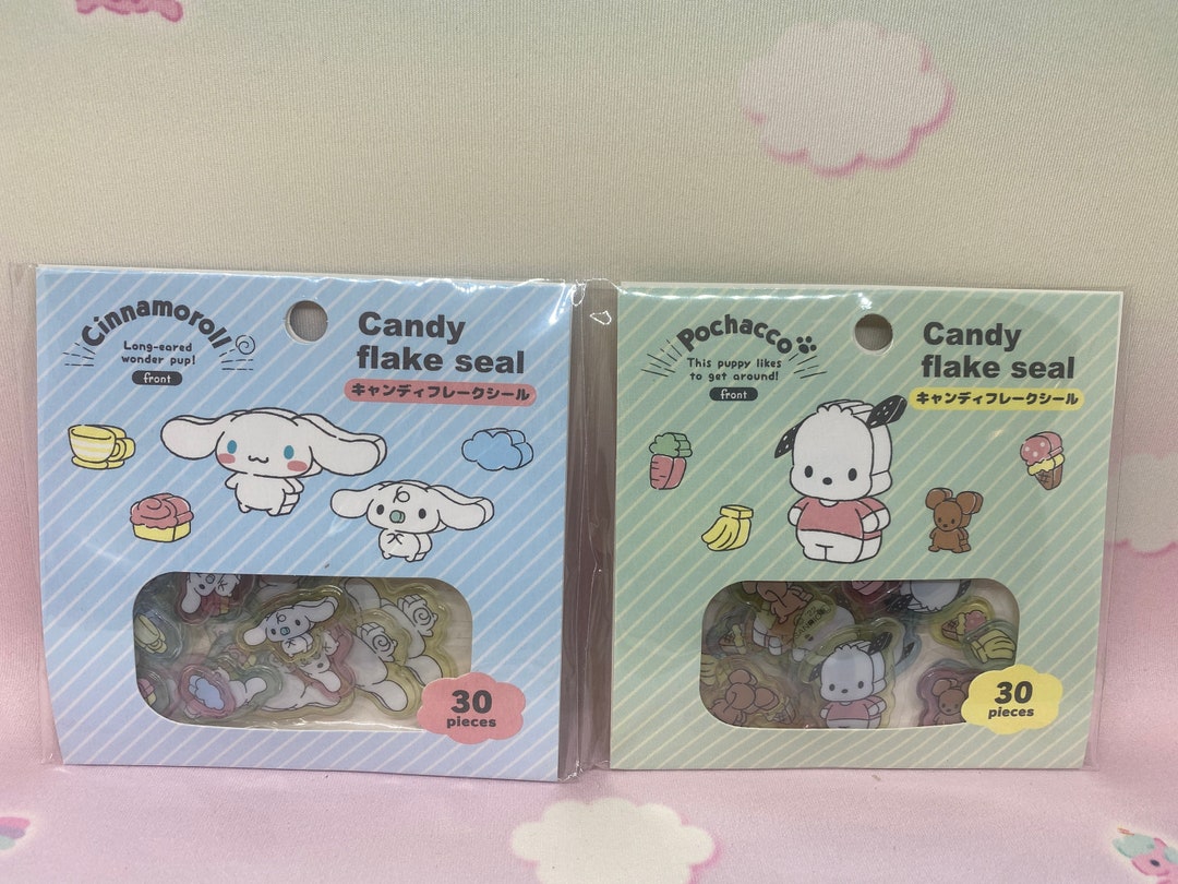 Cinnamoroll and Pochacco Candy Style Sticker Flakes Pick One - Etsy