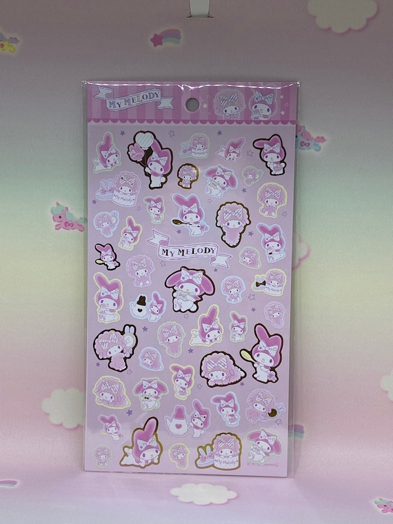 2021 My Melody Sticker Sheet | Etsy