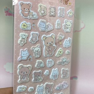 2021 Chairoi Koguma Collection Puffy Sticker Sheet - Etsy