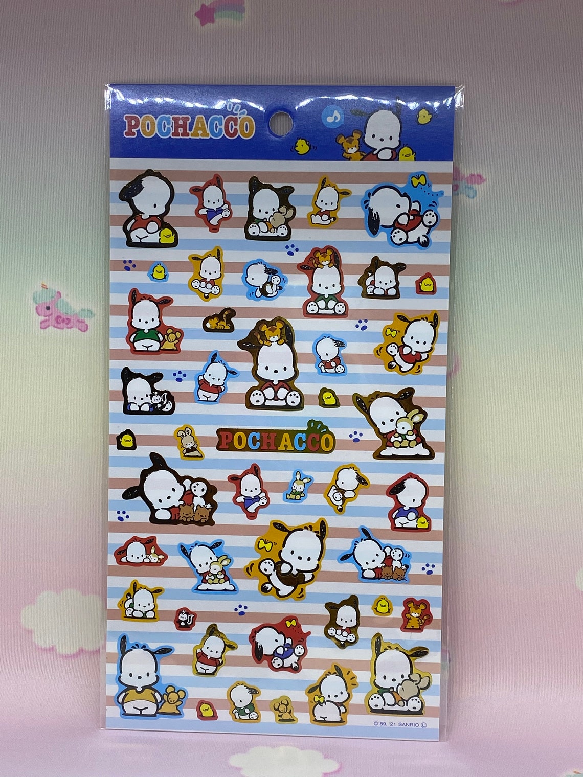 2021 Pochacco Characters Sticker Sheet - Etsy