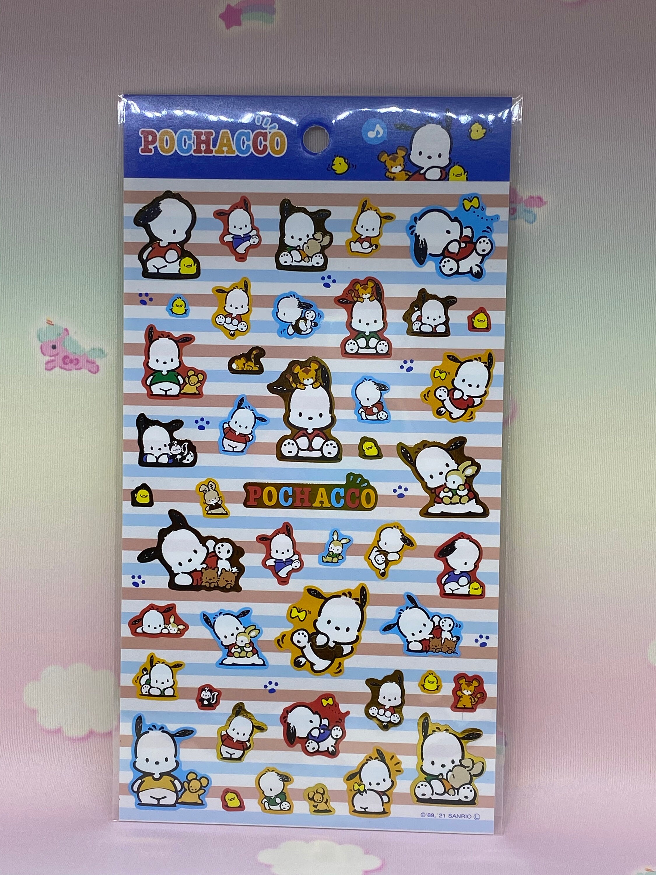 2021 Pochacco Characters Sticker Sheet | Etsy