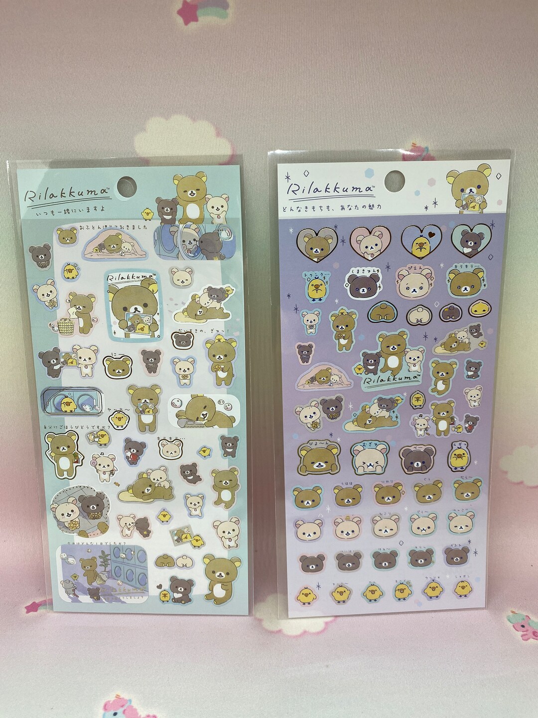 2022 Rilakkuma Sticker Sheet With Gold Accents pick One - Etsy