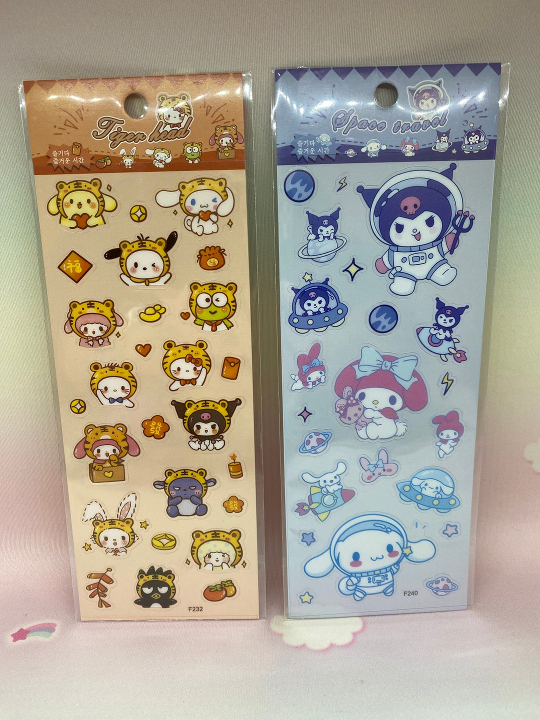 Sanrio Characters Sticker Sheet (pick One) - Etsy