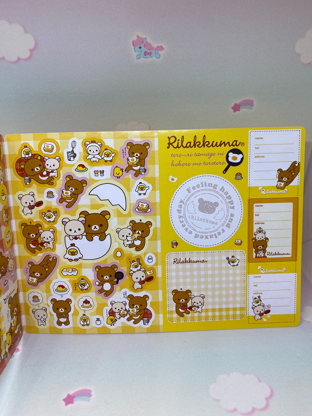 Rare Rilakkuma Chicks and Eggs Sticker Booklet - Etsy