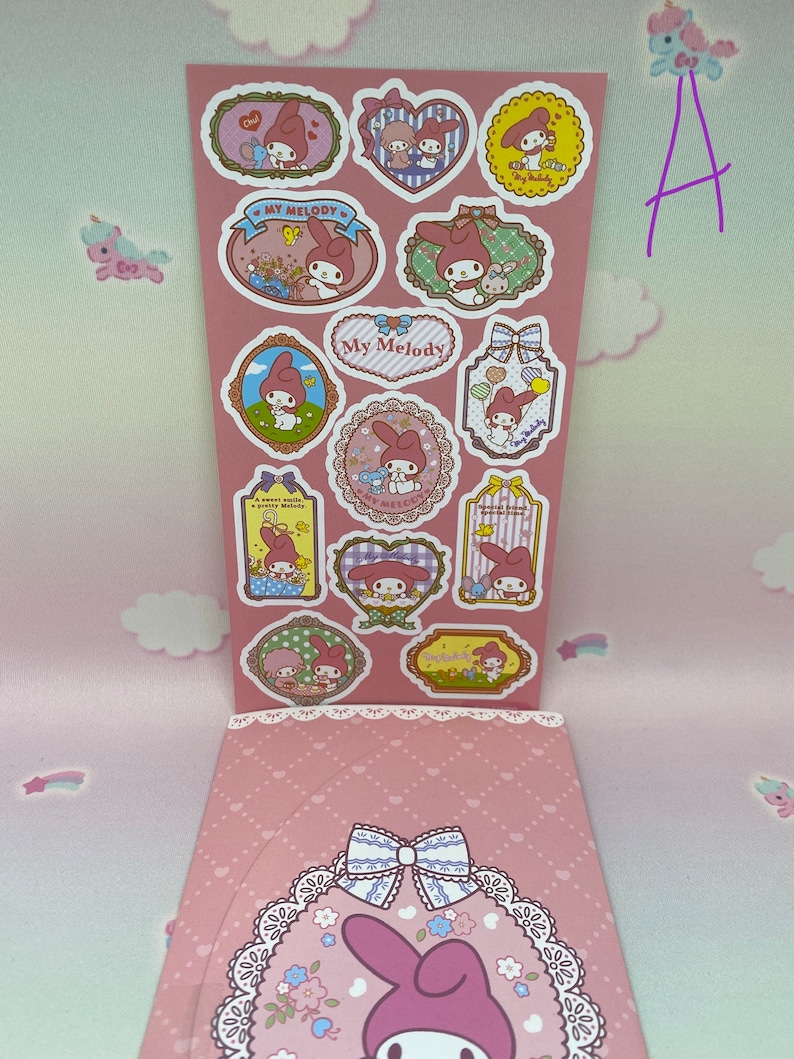 My Melody Sticker Pack or Single Sheet - Etsy