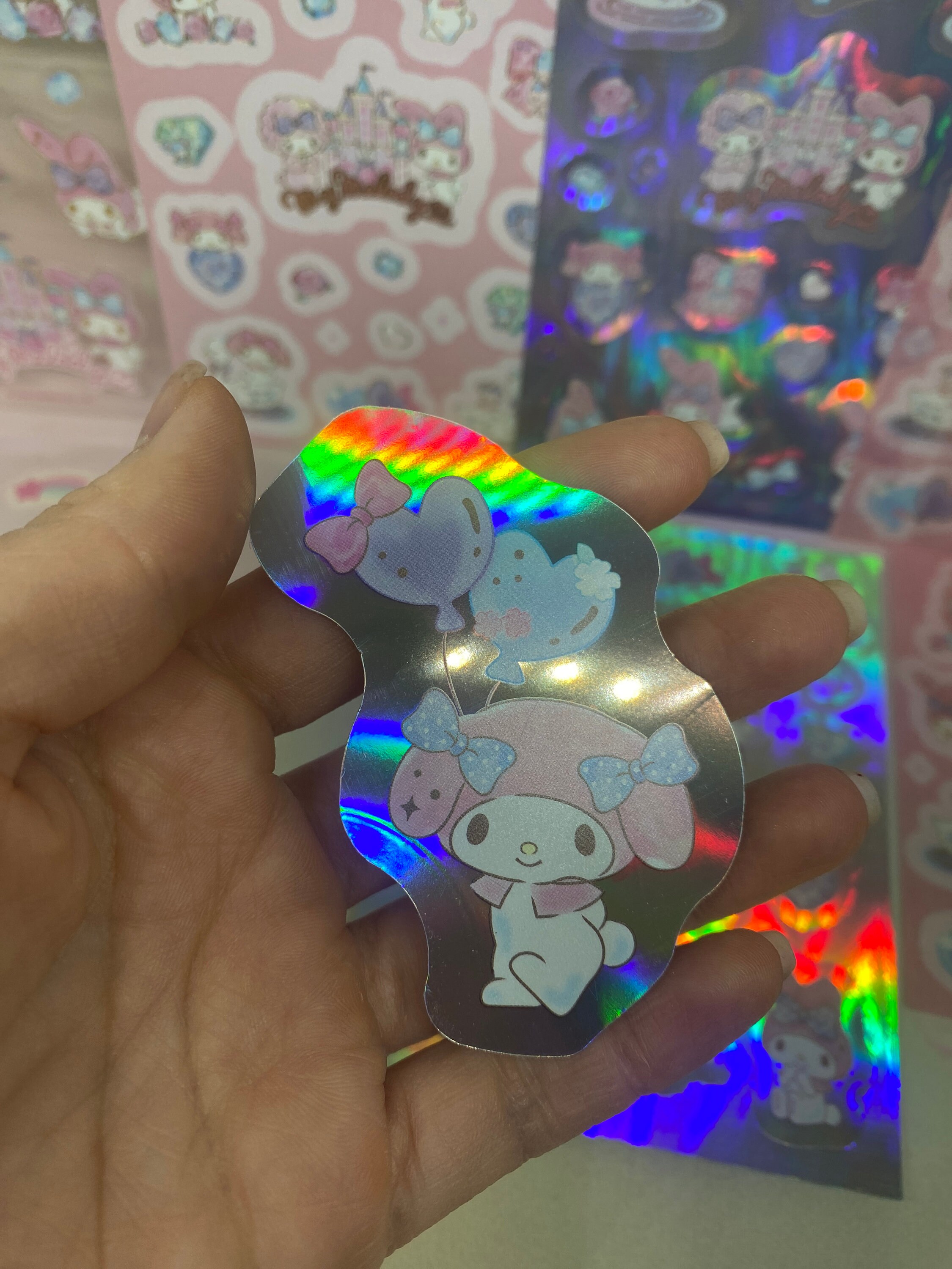 My Melody Sticker Pack 9 Sticker Sheets 1 Decal - Etsy