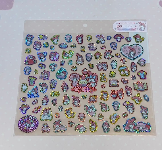 Large My Melody 100 Sticker Sheet - Etsy